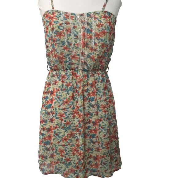 Poetry | Dresses | Poetry Womens Dress Small Sleeveless Blue Floral ...